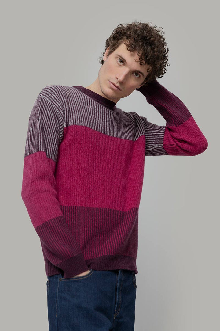 Maglione Girocollo Unisex Cashmere Rigenerato Trio - Rifò Moda Etica